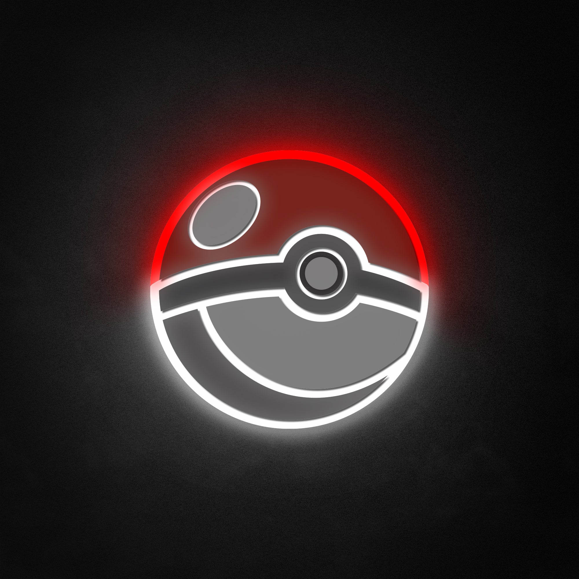 Poke Ball Neon Like, Pokeball Neonschild, Pokeball LED-Licht – HAPPYNEON.DE